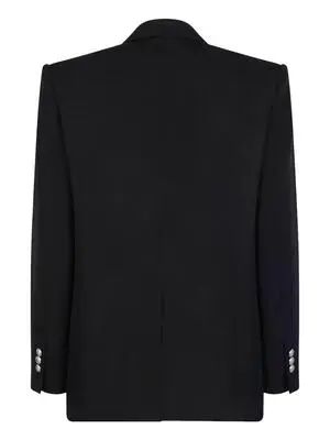 Balmain Double-breasted Blazer Black