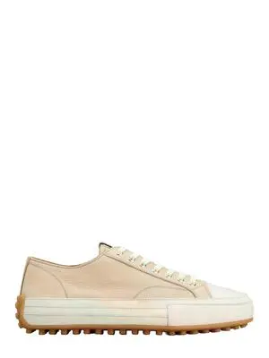 TOD'S Lace-up Sneakers With Rubber Sole - Neutrals