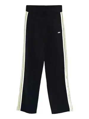 AUTRY Stripe Trousers Black
