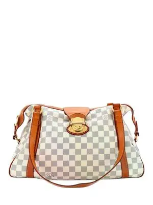 LOUIS VUITTON Stresa Handbag Damier Gm Shoulder Bag - White