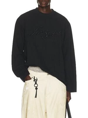 ACNE STUDIOS Exford U Ls Pique Venice Logo