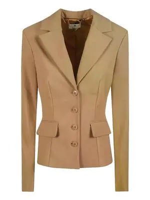 ELISABETTA FRANCHI Notched-lapels Single-breasted Jacket