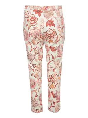ETRO Floral-print Cropped Trousers