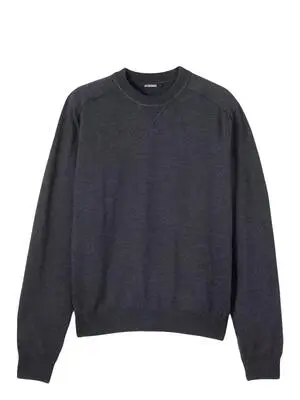 Jacquemus The J Sweater Monogram Grey