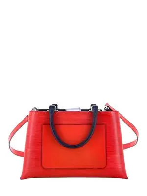 LOUIS VUITTON Kleber Handbag Epi Leather Pm Tote Bag - Red