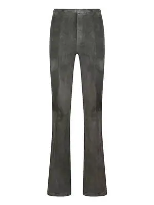 STOULS Icham Suede Flared Trousers