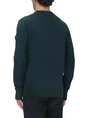 Peuterey Logo-patch Elbow-patch Sweater - Green