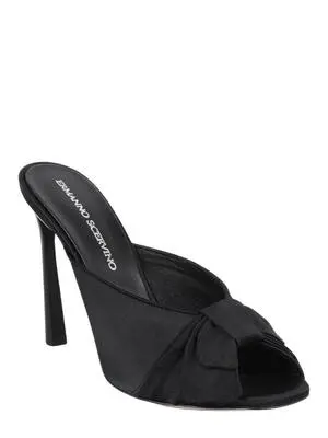 ERMANNO SCERVINO Knotted Peep-toe Heeled Sandals