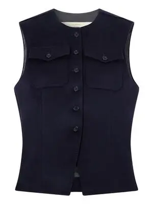 GIULIVA HERITAGE The Lucia Wool-tweed Vest