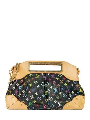 LOUIS VUITTON X Takashi Murakami Multicolore Judy Shoulder Bag Black