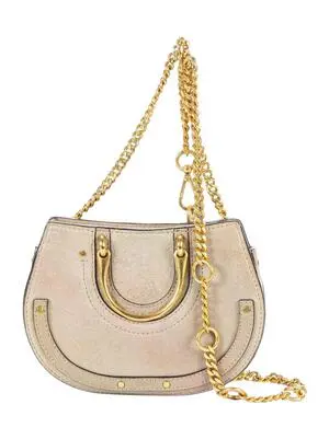 Chloé Mini Pixie Shoulder Bag Neutrals