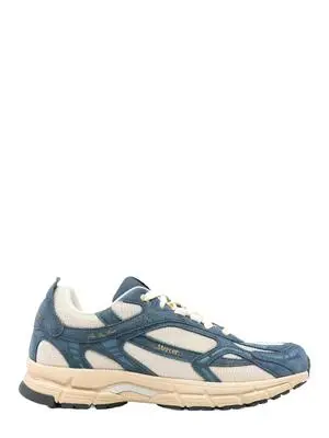 THE MERCER BRAND The Re-run Panelled Sneakers Blue