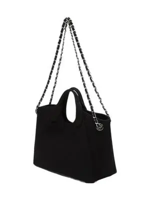 Karl Lagerfeld Small Rue St-guillaume Chain Tote Bag Black