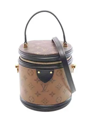 LOUIS VUITTON 2018 Monogram Reverse Cannes Vanity Bag Brown