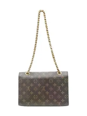 LOUIS VUITTON Victoire Monogram Shoulder Bag Brown