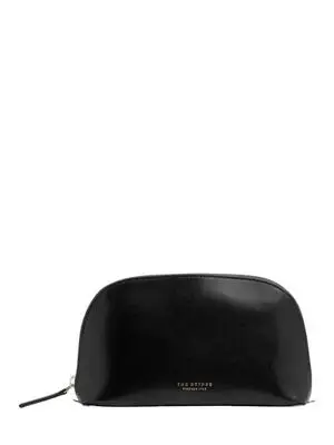 THE BRIDGE Leather Make-up Bag Black