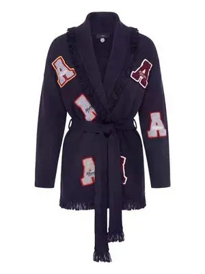 ALANUI A-patch Belted Cardigan