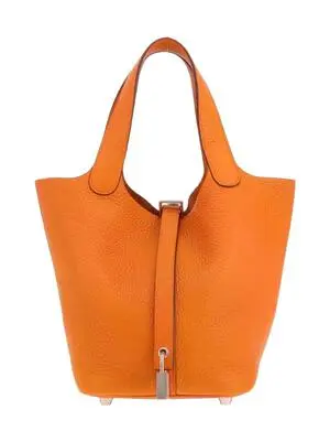 Hermès 2018 Picotin Togo-leather Tote Bag - Orange