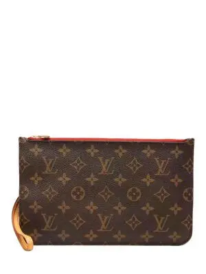 LOUIS VUITTON 2019 Monogram Neverfull Mm Pouch - Brown