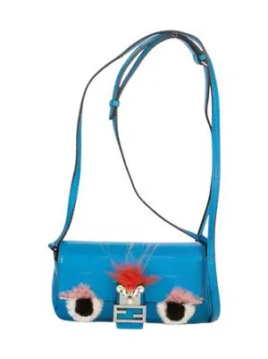 Fendi Nano Baguette Monster Mini Bag - Blue