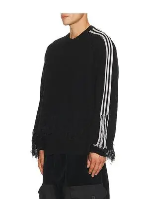 Y3 Knit 3s Sweatshirt - Black