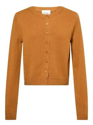 REFORMATION Clara Crew Cashmere Cardigan L Copper