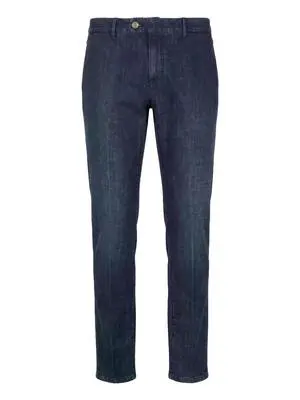 SLOWEAR Logo-patch Slim-cut Jeans - Blue