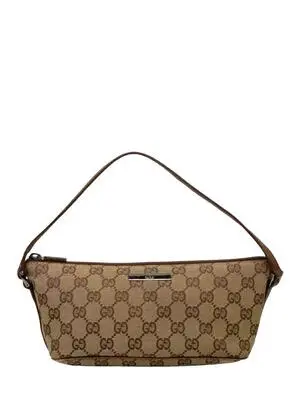 Gucci 2000-2015 Gg Canvas Boat Shoulder Bag - Neutrals