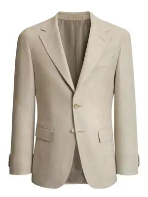 BOSS Regular-fit Blazer In Virgin Wool With Silk