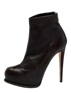 BRIAN ATWOOD Platform Leather Ankle Boots