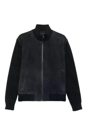 BOSS Suede Panelled Jacket