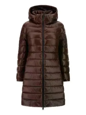 HERNO Glossy Hooded Oversized Coat