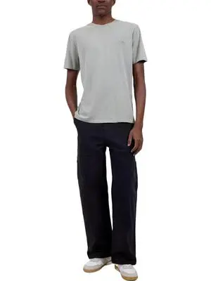 A.p.c. Logo-print Cotton T-shirt Grey