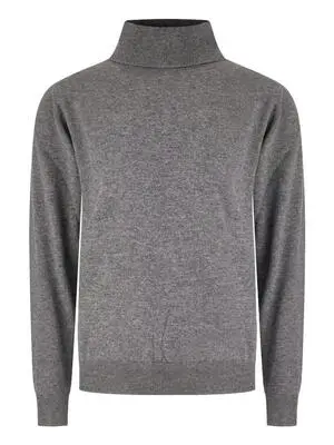 CUSTOMER LOVERS Ribbed-trim Turtleneck Sweater
