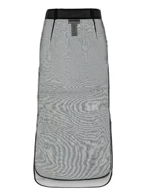 DES_PHEMMES Organza Piped-trim Skirt