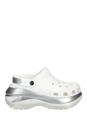 CROCS Mega Crush Metallic-trim Platform Clogs