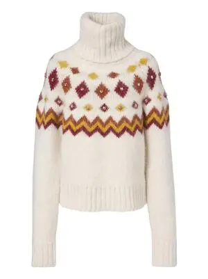GOLDBERGH Hanashi Embellished Turtleneck Sweater