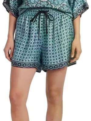SANDRO Printed Shorts