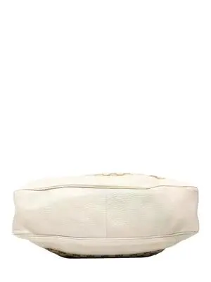 GUCCI 2000-2015 Gg Canvas Bamboo Diana Satchel