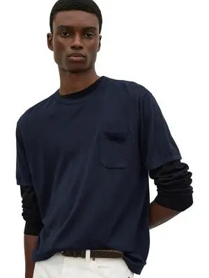 TOTEME Fine T-shirt Navy Navy