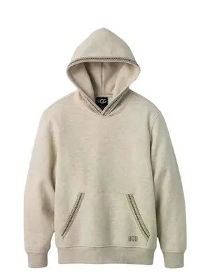 UGG Tasman Braid-trim Hoodie Neutrals