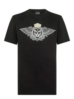 BILLIONAIRE Lion-print Crew-neck T-shirt