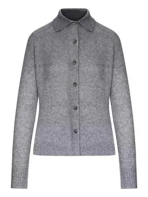Max Mara Collared Cardigan Grey