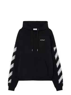 OFF-WHITE Pixel Diagonal Hoodie
