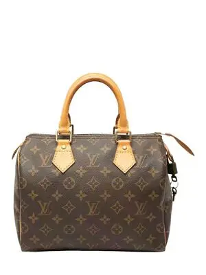 LOUIS VUITTON 1998 Monogram Speedy 25 Boston Bag - Brown