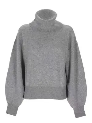 EMMA E GAIA Roll-neck Drop-shoulder Sweater