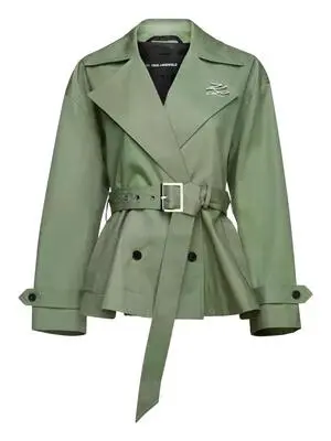 KARL LAGERFELD Short Trench Jacket