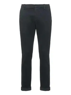 DONDUP Logo-plaque Turn-up Trousers