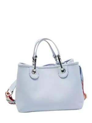 EMPORIO ARMANI Small Myea Grained Tote Bag