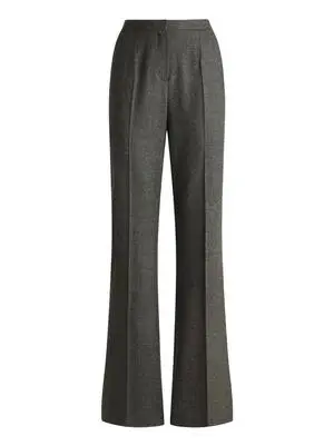 KITON Pressed-crease Flared Trousers